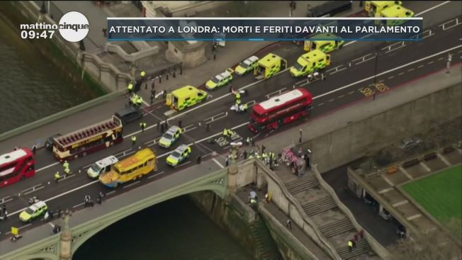 Attentato di Londra: i primi video choc - Mattino Cinque Video ...