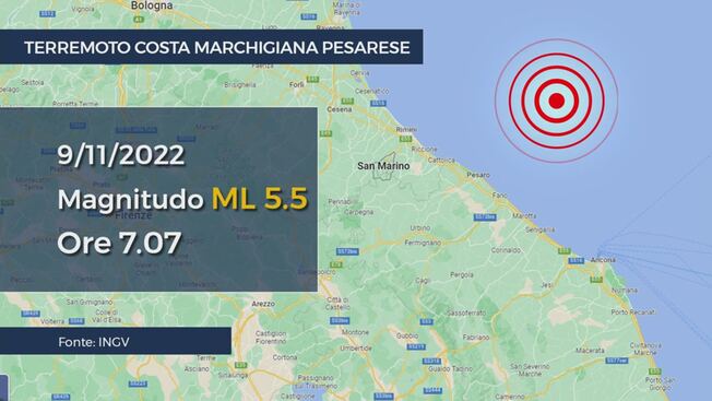 Terremoto, forte scossa nelle Marche - Studio Aperto Video | Mediaset ...