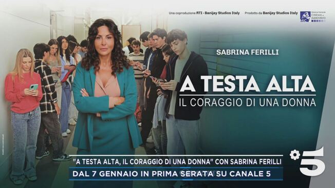 A testa alta, il coraggio di una donna" con Sabrina Ferilli