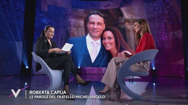 La lettera del fratello di Roberta Capua