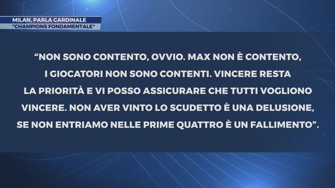 Milan, parla Cardinale