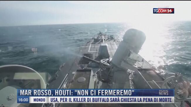 Breaking News delle 16.00 | Mar Rosso, Houti: "Non ci fermeremo