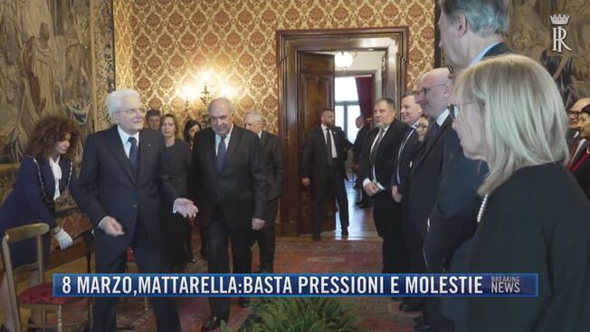 Breaking News delle 21.30 | 8 marzo, Mattarella: Basta pressioni e molestie