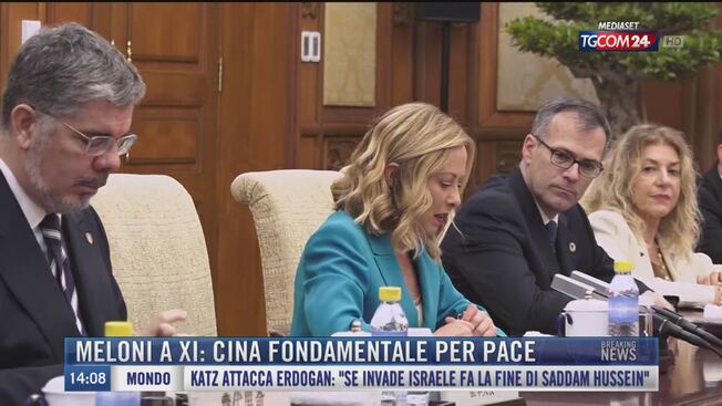 Breaking News delle 14.00 | Meloni a Xi: Cina fondamentale per la pace