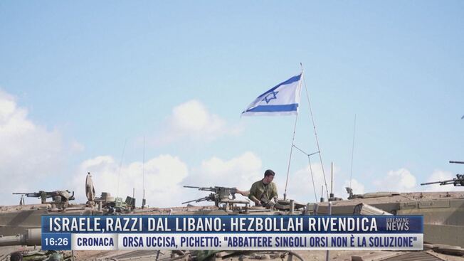 Breaking News delle 16.00 | Israele, razzi dal Libano: Hezbollah rivendica