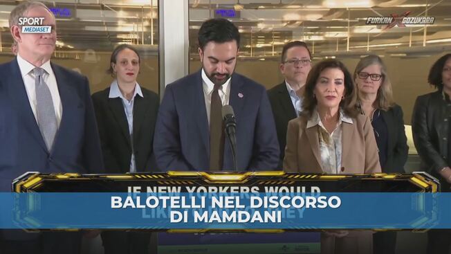 Il sindaco di New York cita Balotelli per parlare della città durante ...